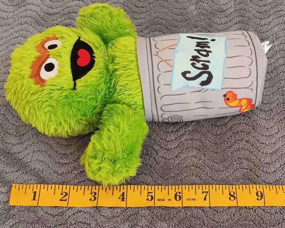 2020 Sesame Street OSCAR THE GROUCH-SCRAM! 9" Plush Toy Factory-EUC! | eBay