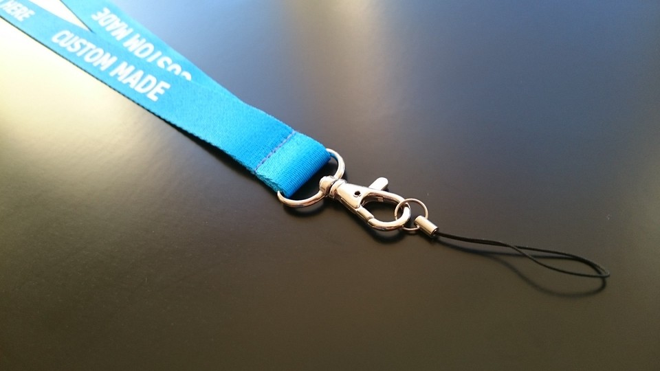 Printed or plain Lanyard - Personalised, custom, neck strap, CARD ...
