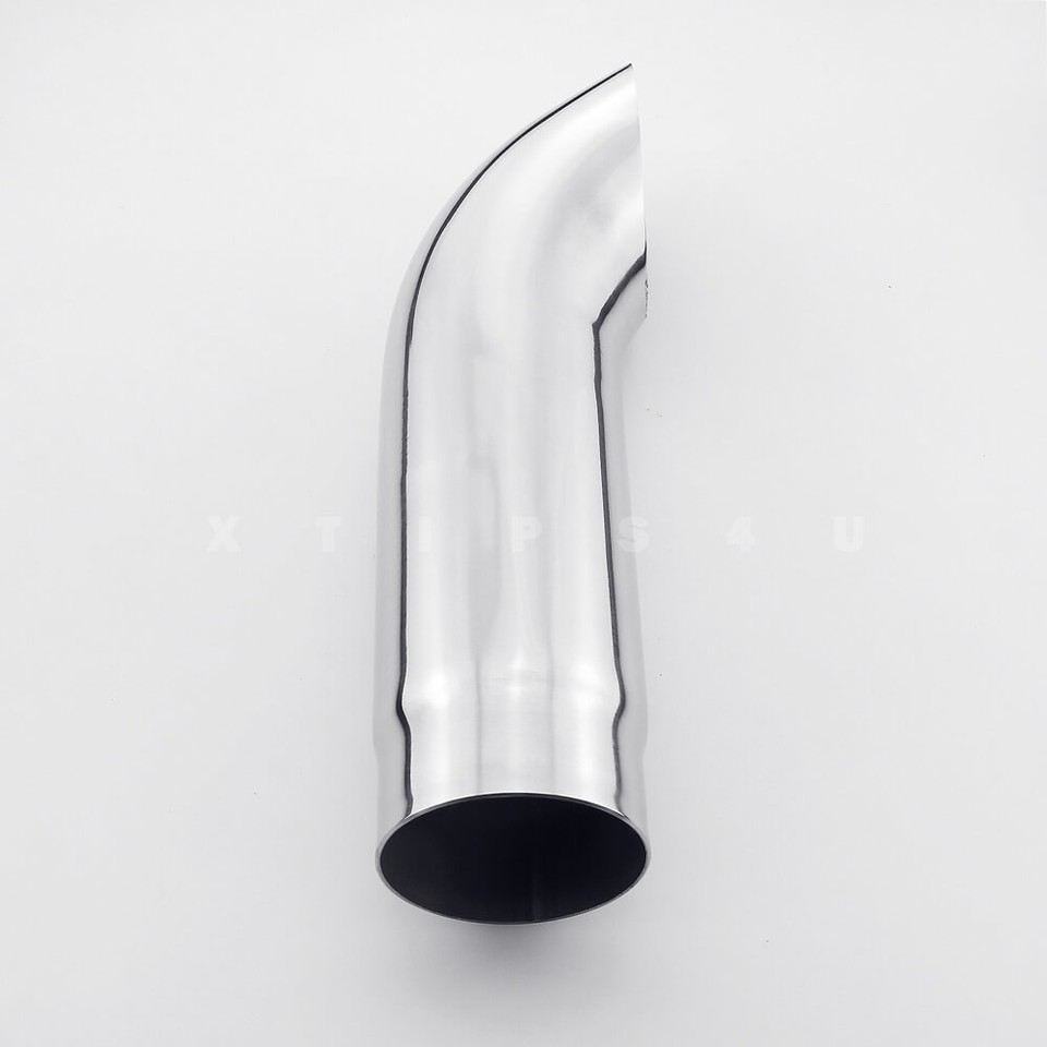 2.5" Inlet 2.75" Outlet 11" Long Turn Down Pipe 304 Stainless Steel ...