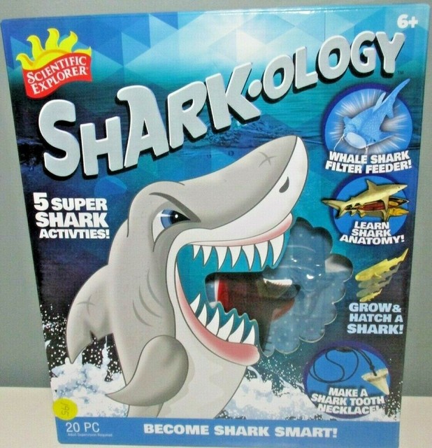 Sharkology Scientific Explorer Activity Kit Become Shark Toys Learning ...