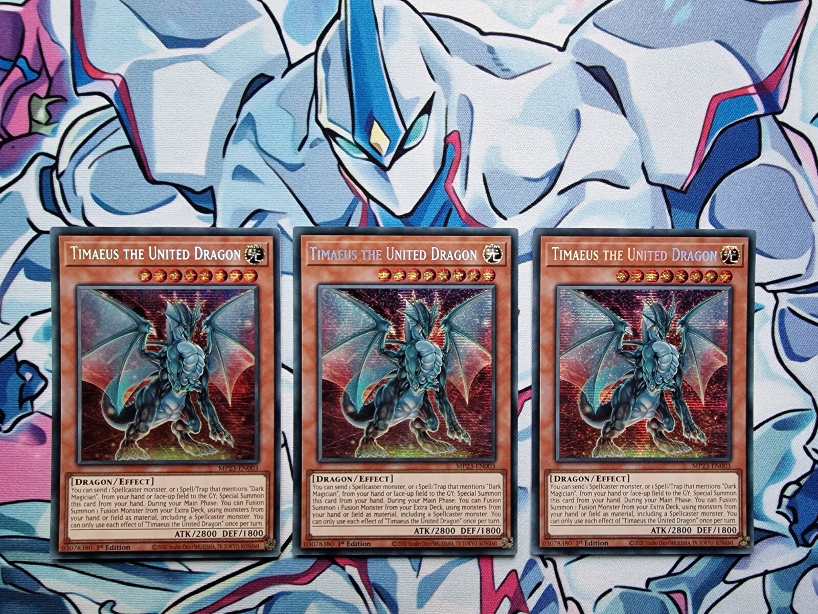 Timaeus The United Dragon Prismatic Secret Rare 1st Edition MP23 ...