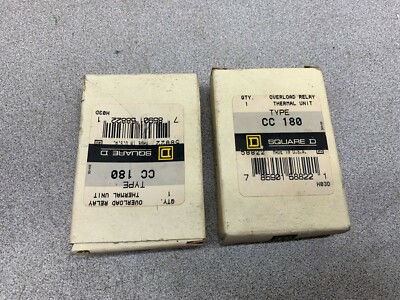 LOT OF 2 NEW IN BOX SQUARE D RELAY CC180 | eBay