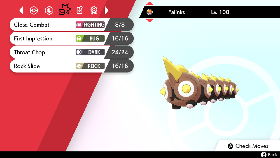 6IV SHINY FALINKS EV'D FAST 🚀BATTLE READY 🚀 POKEMON SWORD & SHIELD SWSH ...