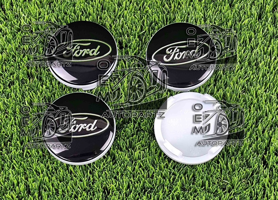 for car Ford 4Pcs Wheel Center Caps 2-1/8" BLUE Hubcaps Rim Emblem for ...