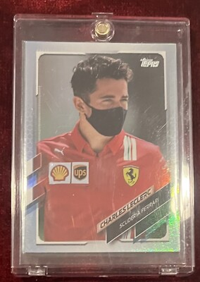 2021 Topps F1 Charles Leclerc #33 Mask Scuderia Refractor SP (Ferrari ...