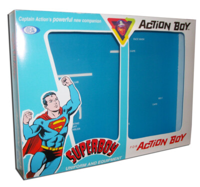 Ideal ACTION BOY SUPERBOY BOX for 12" Action Figure Costume (BOX ONLY ...