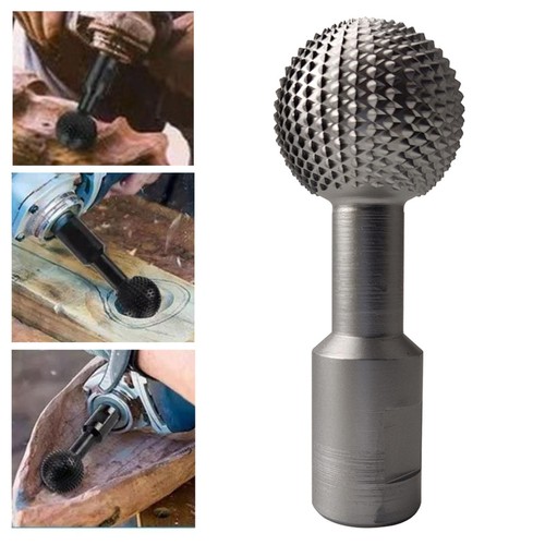 Carbon Steel Sphere Rotary Burr Wood Carving Polishing Engraving ...