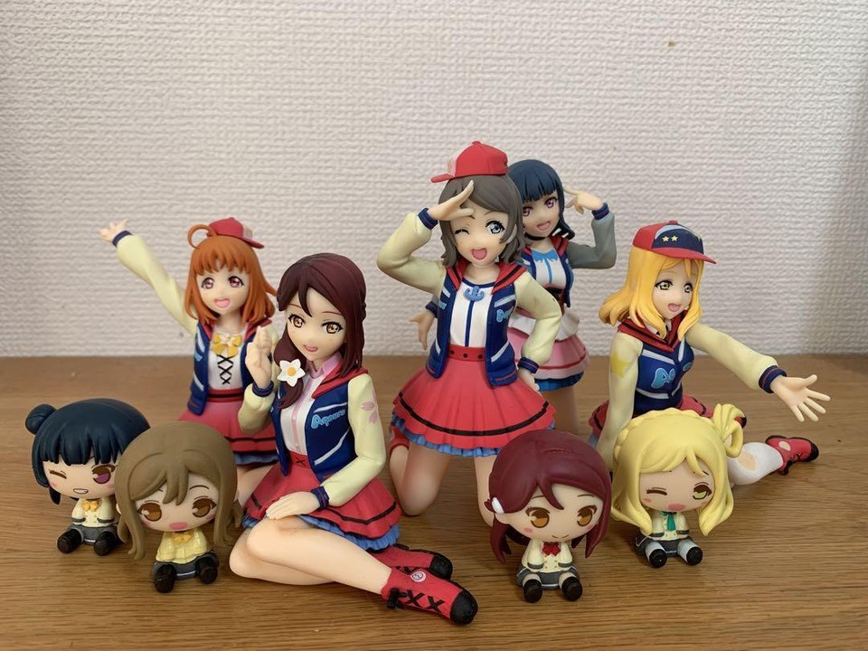 Love Live Figure character Goods lot of 9 Set sale Chokonokko Riko Dia ...
