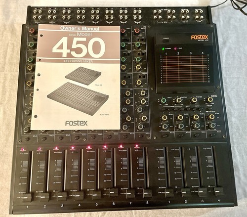 Fostex 450 / 8-Channel Analog Recording Mixer | eBay