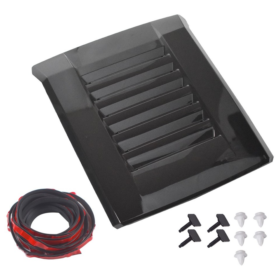 Fits 2024-2025 Toyota Tacoma Hood Scoop Hood Bulge Gloss Black 76181 ...