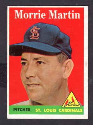 1958 TOPPS MORRIE MARTIN CARD NO:53 NEAR MINT CONDITION | eBay