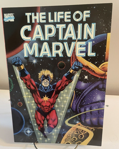The Life of Captain Marvel by Jim Starlin 1990 TPB Graphic Novel VF | eBay