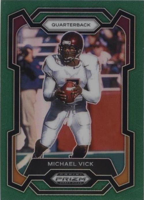 2024 Panini Prizm Draft Picks - Michael Vick #2 Green Prizm for sale ...