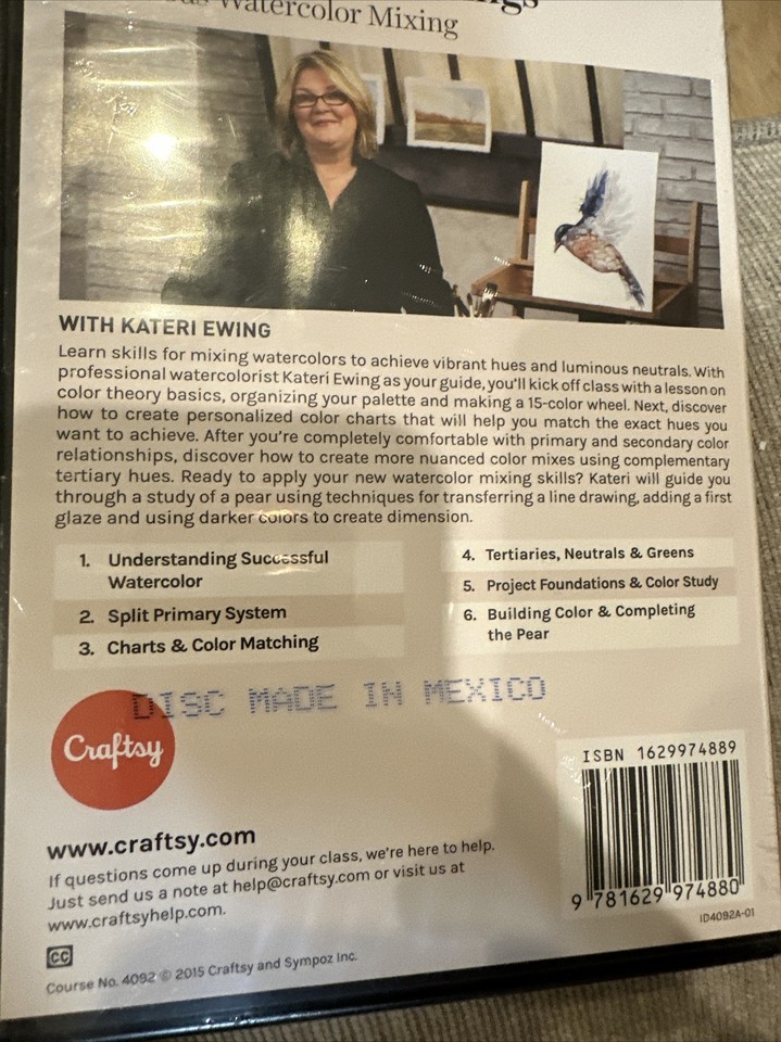 Improve Your Paintings : Luminous Watercolor Mixing by Kateri Ewing (2017, DVD) | eBay