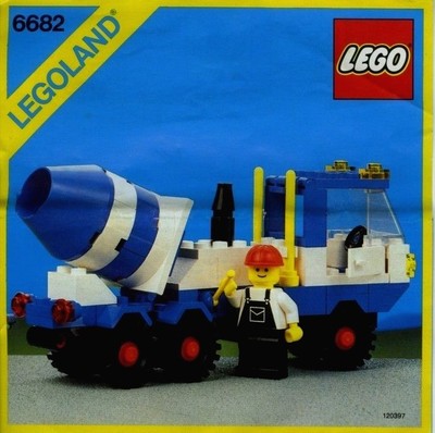 NEW Lego Classic Town 6682 Cement Mixer LEGOLAND Construction Sealed ...