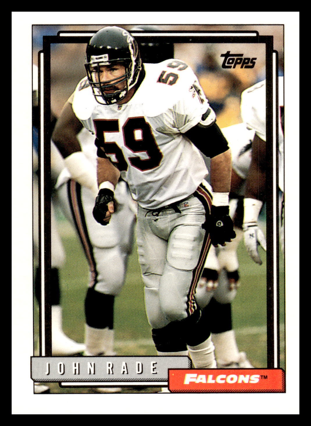 1992 Topps #642 John Rade Atlanta Falcons Football Card NM | eBay