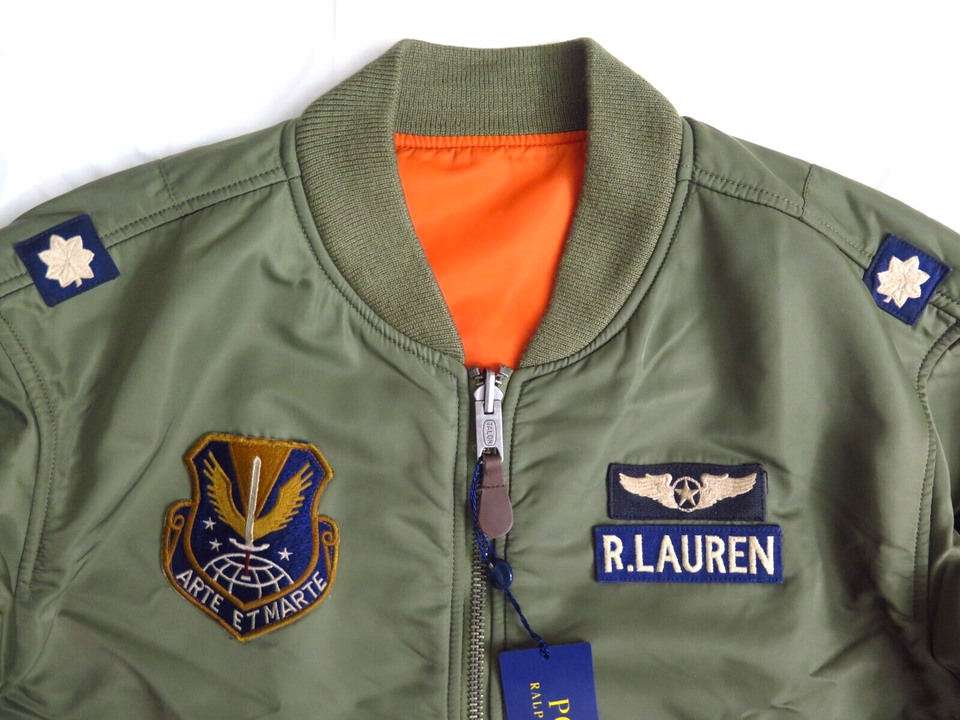 Size XL 27.5" Chest POLO RALPH LAUREN Mens Twill Bomber Jacket L2 ...