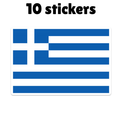 Greece Flag Sticker Decal Vinyl Fade & Waterproof | eBay