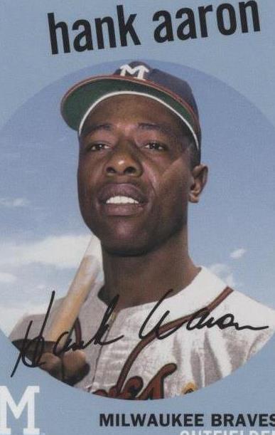 2018 Topps Archives - 1959 Design Hank Aaron #1 for sale online | eBay