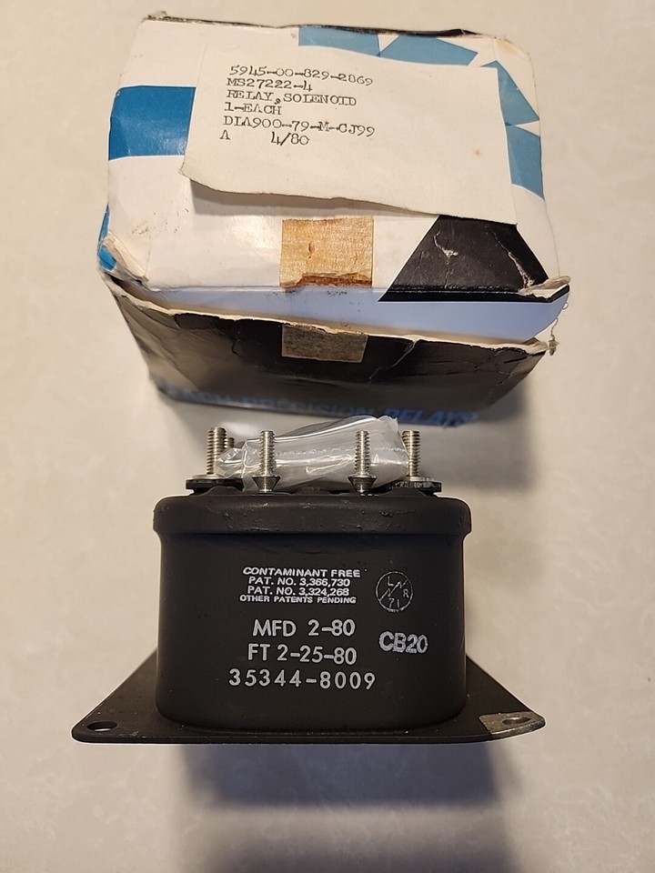 LEACH RELAY 9124-1Z-C7D3-002, MS27222-4, NSN: 5945-00-829-2869, NOS. | eBay