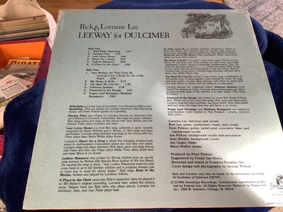 Rick & Lorraine Lee Leeway for Dulcimer LP in shrink wrap | eBay