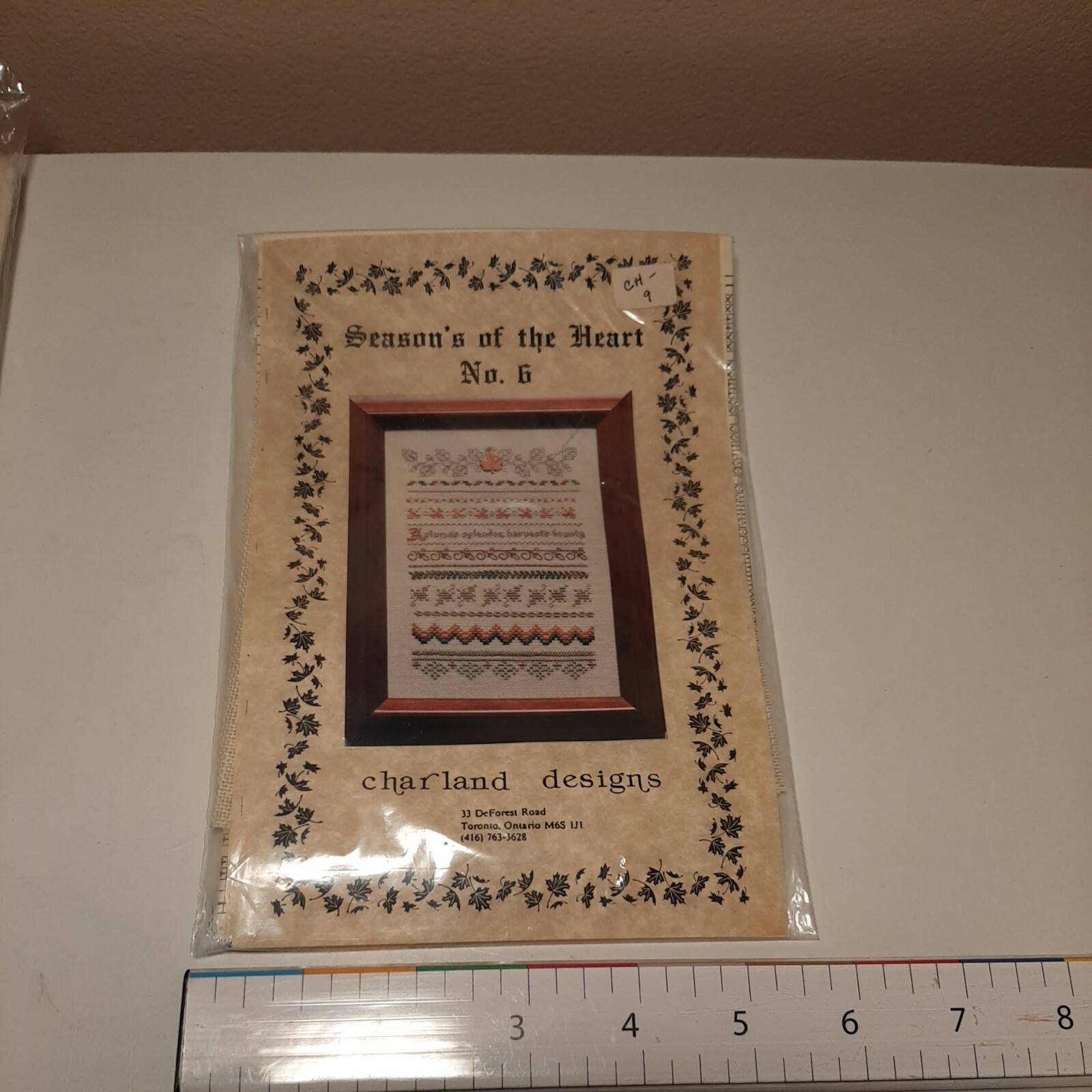 Charland Designs Seasons of the Heart #6 Cross Stitch Kit Materials ...