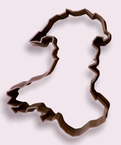 WALES - MAINLAND - WELSH MAP Cookie or Fondant Cutters Sugarcraft Icing ...