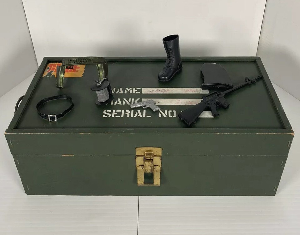 HASBRO GI JOE & LONE RANGER Clothes Guns and Footlocker VINTAGE 1964 | eBay