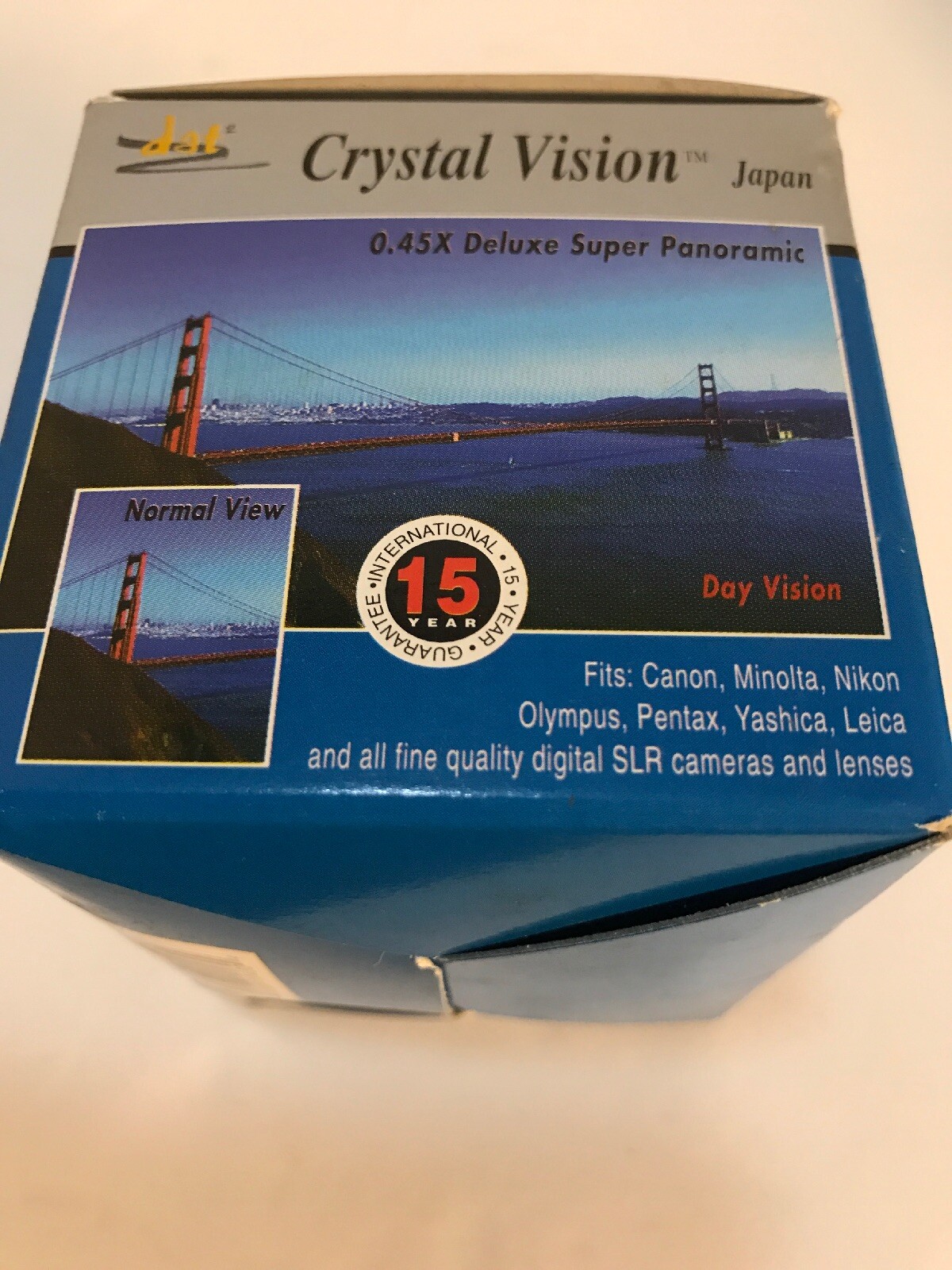 CRYSTAL VISION TITANIUM 0.45X AF HD DIGITAL VIDEO RECORDING LENS WITH ...