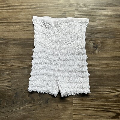 True Vintage White Lace Ruffle Bloomers | eBay