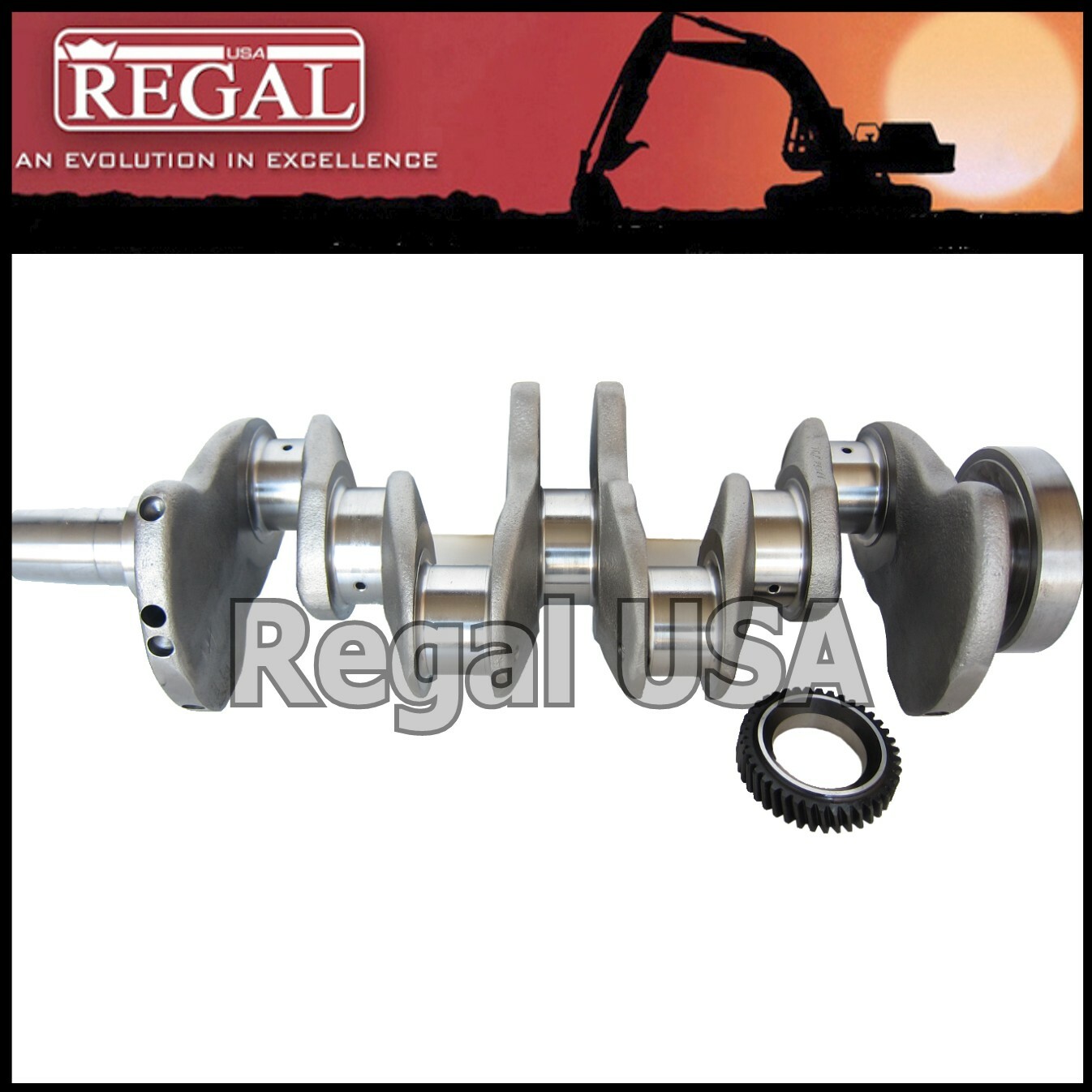 4N7692 Crankshaft (Forged) for Caterpillar 215B, 930, D4D, 518, 963 ...