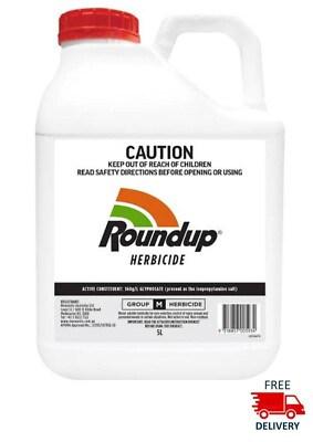 Roundup 5L Herbicide Liquid Concentrate Weedkiller FREE DELIVERY | eBay ...