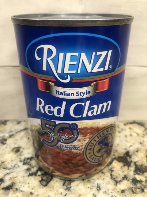 5 Rienzi Italian Classic Red Clam Sauce 15 Oz 11/2021 Dented for sale ...