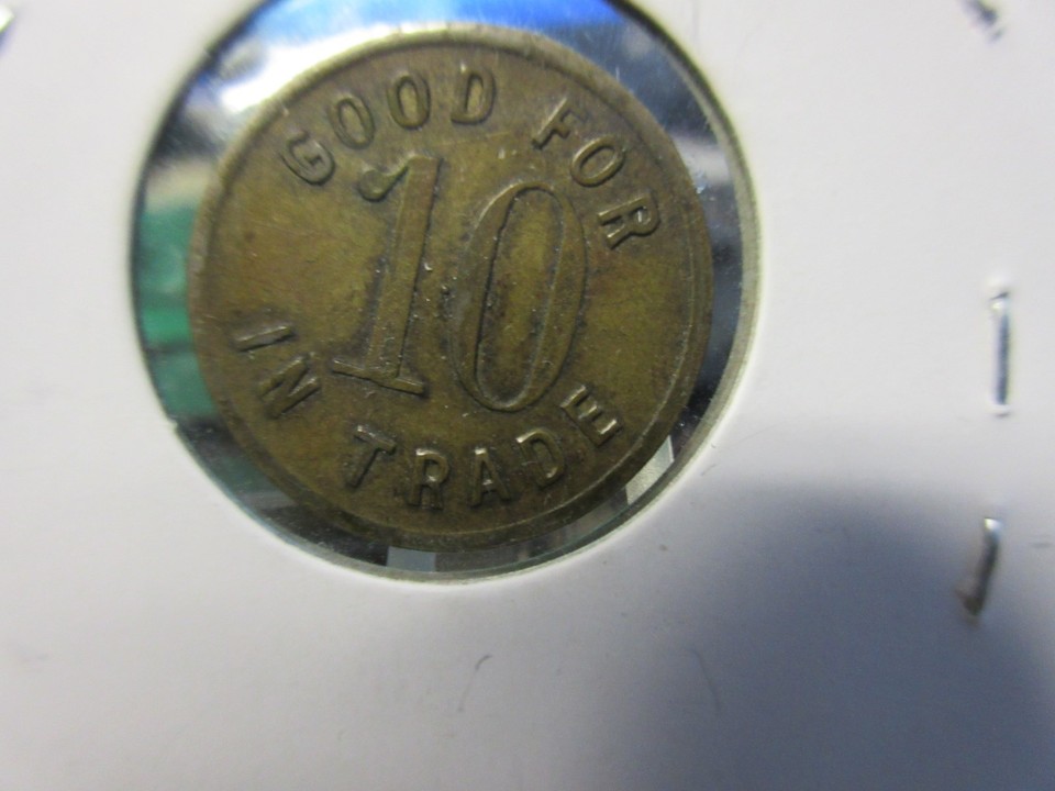 Yuma Arizona / Our House Saloon / GF 10 In Trade Token Brass 21mm | eBay