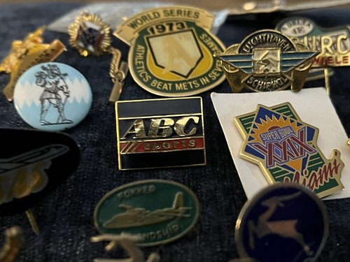 Lot 52 Pins Buttons Motorcycle Airplane Sports Wings | eBay