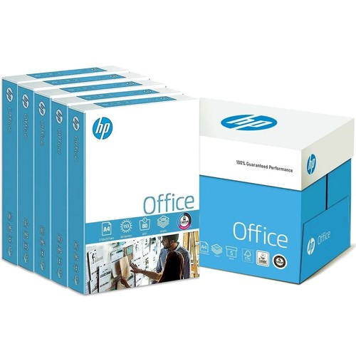 HP Office A4 80gsm White Office Copier Paper (1 Box Contains Five Reams ...