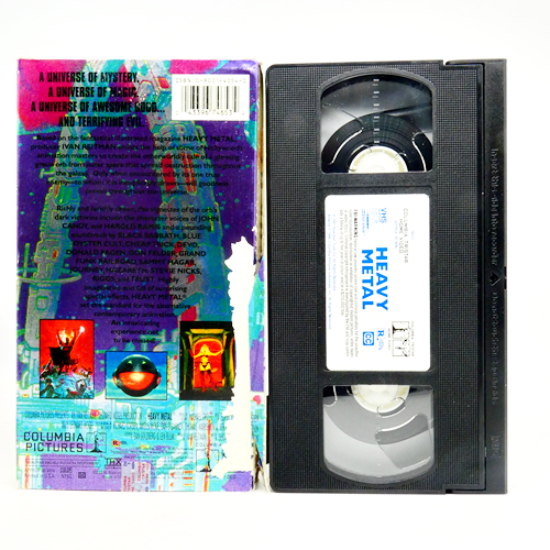 Heavy Metal 1981 Movie VHS Cassette Tape THX Digitally Mastered 90mins ...