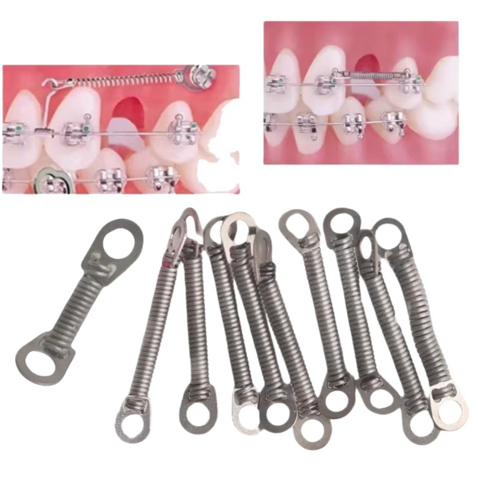 50Pcs Dental Orthodontic NiTi Close Coil Spring Medium Force Springs 6 ...