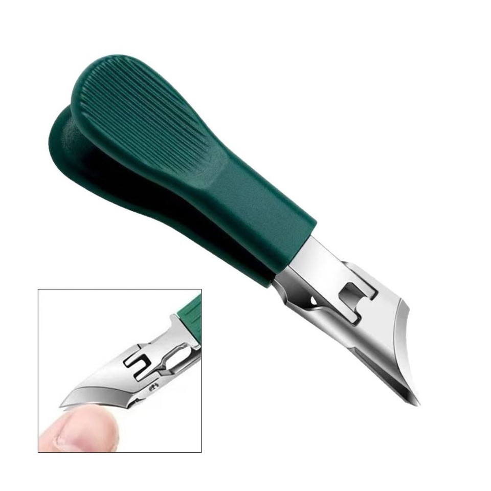 Anti Splash Slant Edge Nail Tool Stainless Steel Toenail Trimmer Beak ...