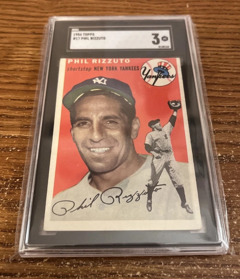 1954 Topps Phil Rizzuto #17 New York Yankees Great Shortstop SGC 3 | eBay