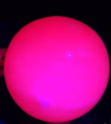 Pink Mangano Calcite Sphere 3KG Large UV Reactive Crystal Healing Reiki ...