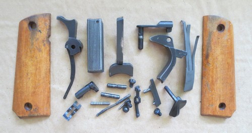 Rock Island 1911 Parts Lot Commander Size 45acp Grips, Hammer, Trigger ...