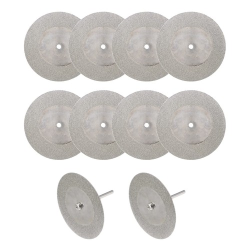 uxcell 10 Pcs 50mm Diamond Cutting Wheels Cut Off Wheel with 2 Pcs ...