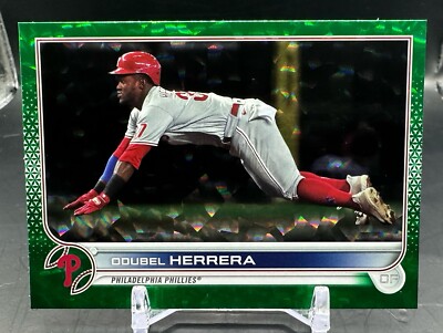 2022 Topps Series 2 Green Foil /499 - Doubel Herrera - PHILLIES Baseball | eBay