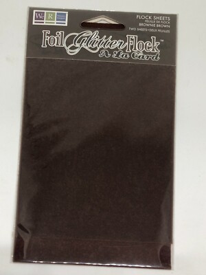 We R Memory Keepers - Foil Glitter Flock - Flock- Brown Brownie | eBay ...