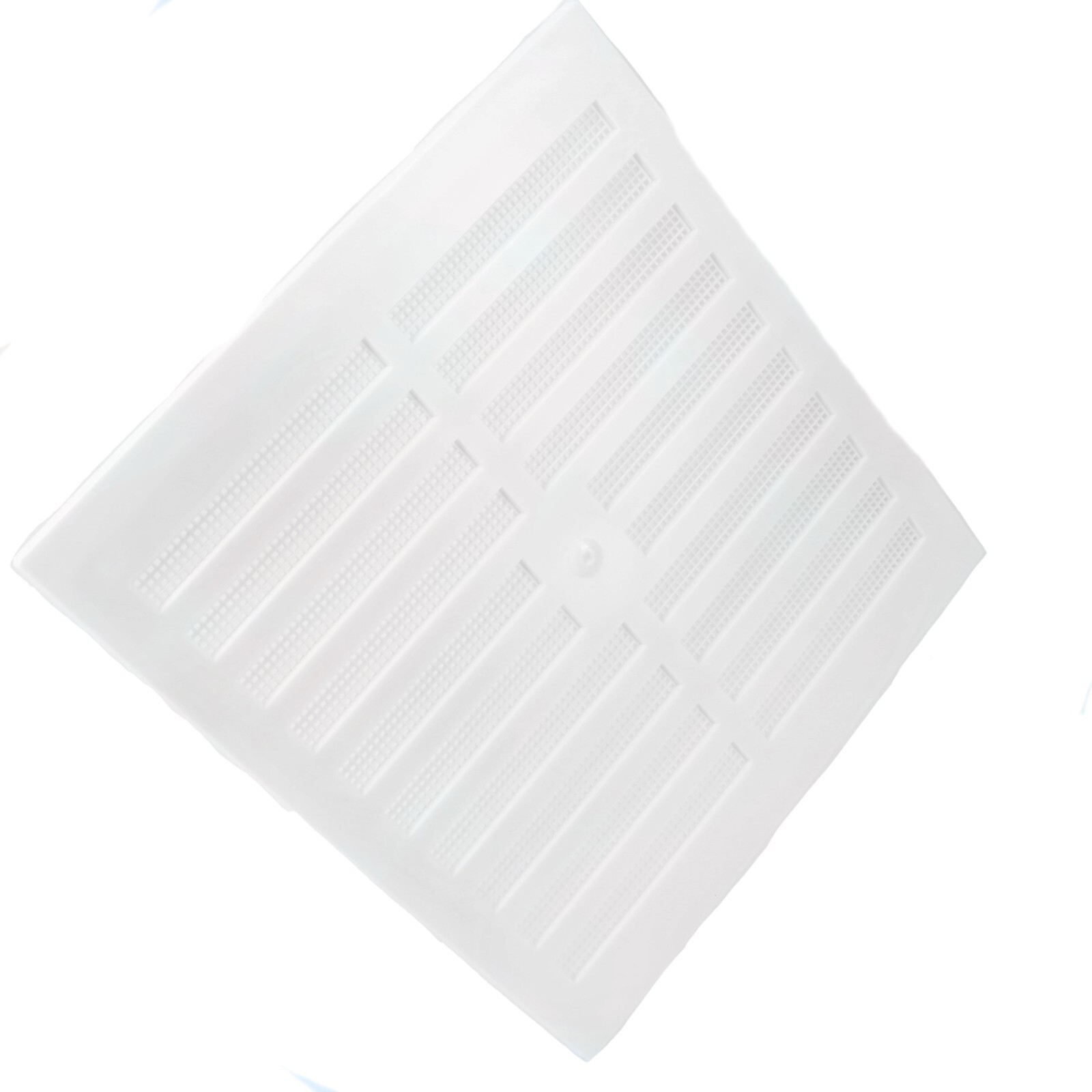 White Plastic Adjustable Hit Miss Air Vent ~SMALL-LARGE~ Flyscreen ...