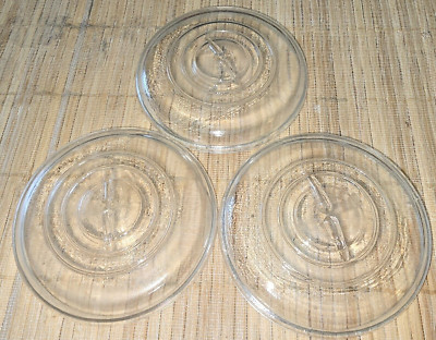 LOT OF 3 GLASS VINTAGE BALL ECLIPSE #4 WIDE MOUTH WIRE BAIL MASON JAR ...