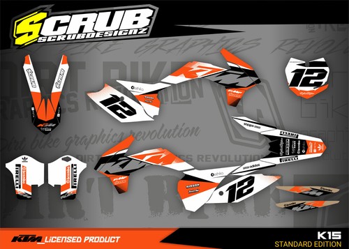 KTM graphics SX85 2013 2014 2015 2016 2017 Decals SCRUB 85 SX Stickers ...