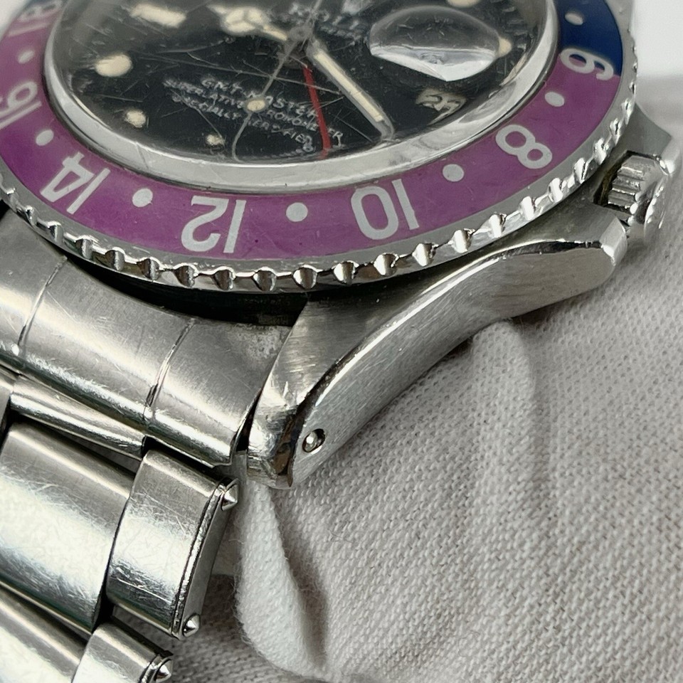 Rolex Gmt Master Mark 1 Long E Dial Vintage 1960s 1969 Fuchsia Bezel ...