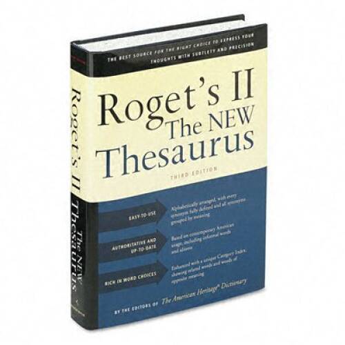 ROGETS II NEW THESAURUS - Hardcover By Masters, Robert - VERY GOOD ...